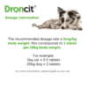 Droncit® Tablets for Cats and Dogs - Tapeworm Treatment