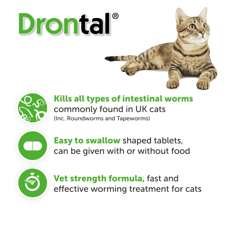 Drontal XL Wormer Tablets for Large Cats (Over 4kg)