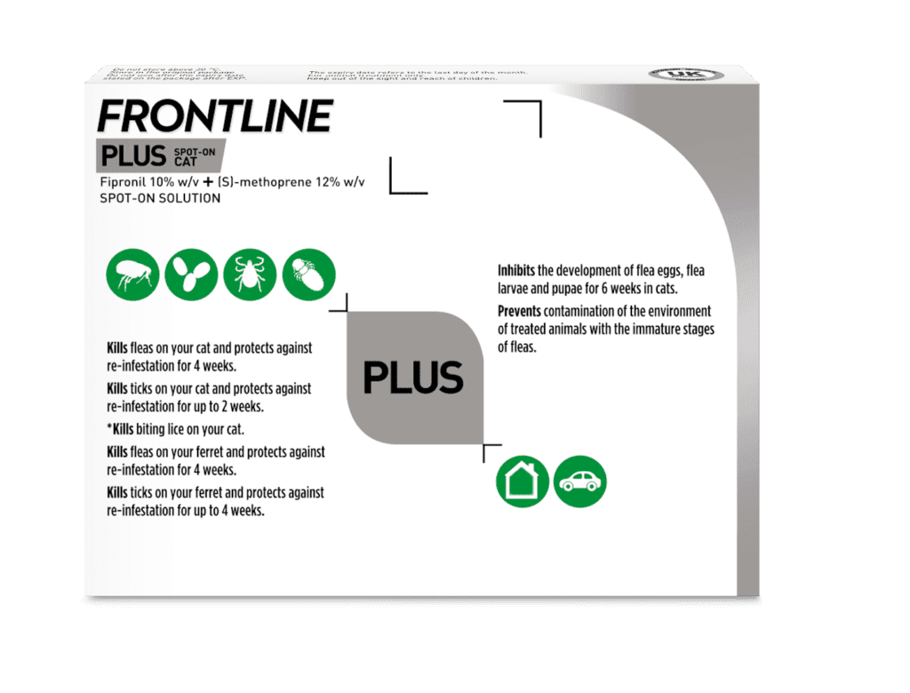 Frontline Plus for Cats - Flea & Tick Treatment