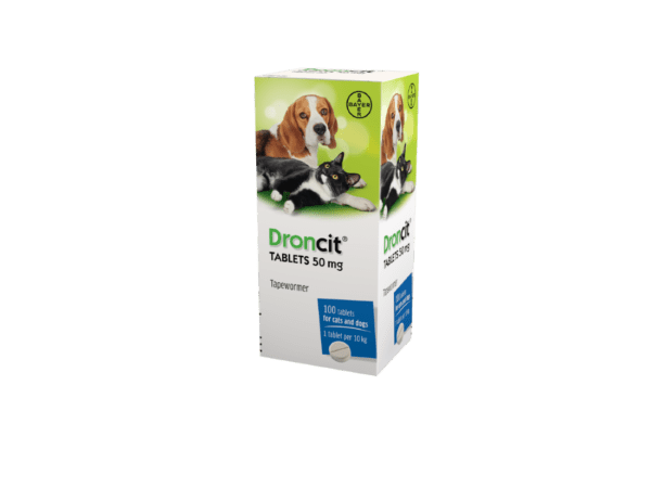 Droncit Tablets 50mg for Cats and Dogs | The PharmPet Co