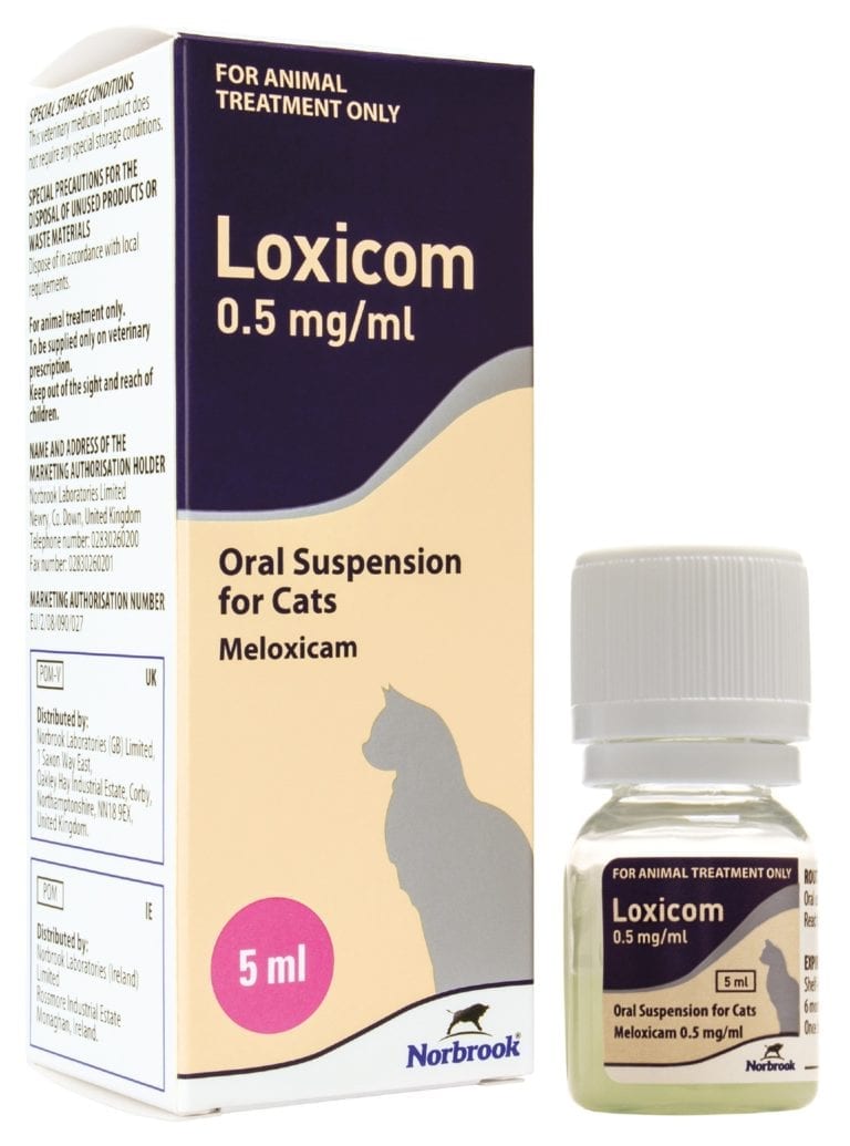 Loxicom Oral Suspension for Cats 0.5 mg/ml - From £5.89