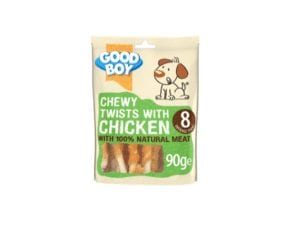 Good Boy Chewy Twists with Chicken Dog Treats